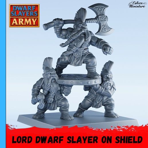 🐺 Dwarf Slayers Army BUNDLE - 28mm・ 3D File for 3D printing・Cults