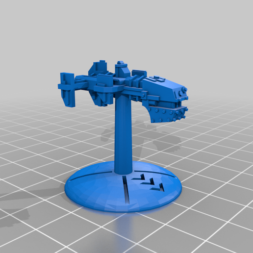 🤏 Warfleets: FTL Marauder Chopper Small Ships・Free STL File for ・Cults