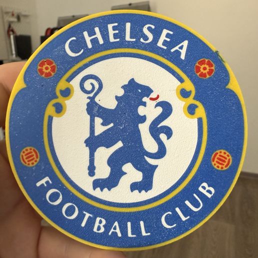 🏈 Chelsea FC coaster・ STL File for 3D printing・Cults