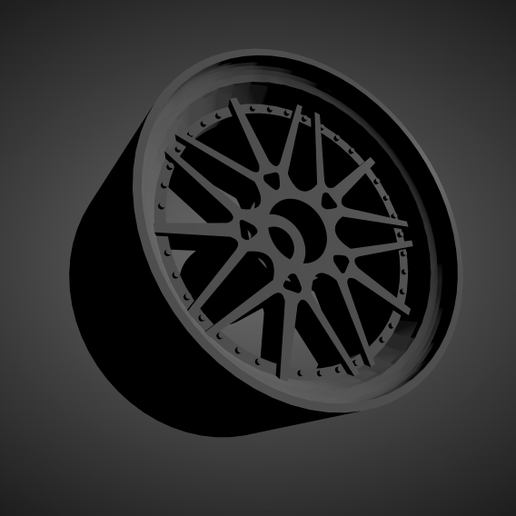 3D file FORGIATO RIMS COLLECTION WITH BRAKES AND TIRES FOR HOT WHEELS 🥵 ...