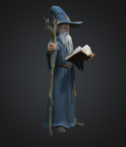 🎩 Wizard・ STL File for 3D printing・Cults