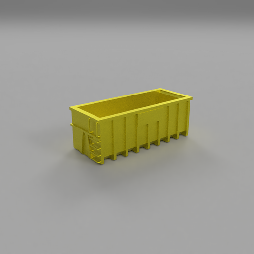 STL file Fortress Style Skip 1:100 Scale 🗑️ ・3D print model to download ...