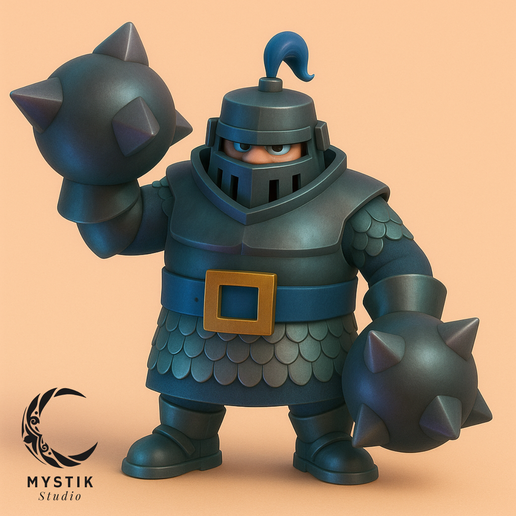 🐉 Mega Knight/ Mega Knight- Clash Royale・ STL File for 3D printing・Cults