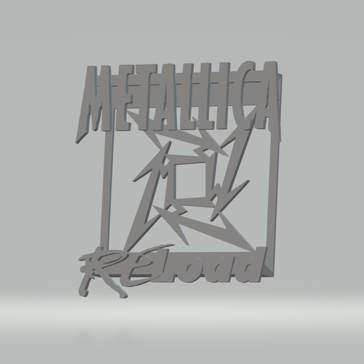 💽 Metallica CD Wall Mount - Reload Album - Plus Bonus Files!・ 3D File ...
