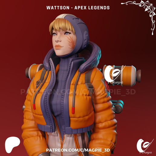 🗿 Wattson - Apex Legends・ STL File for 3D printing・Cults