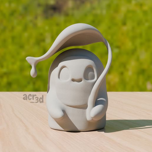👹 Chibi Kaonashi (No-Face) Statue - Spirited Away + Totoro・ STL File ...