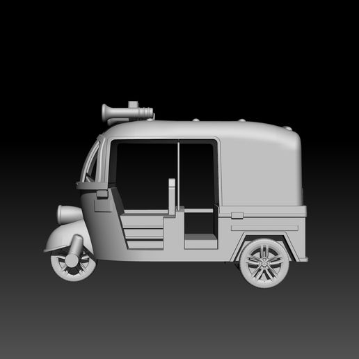 🛺 Auto Rickshaw 3D model for 3D printing・ STL File for 3D printing・Cults