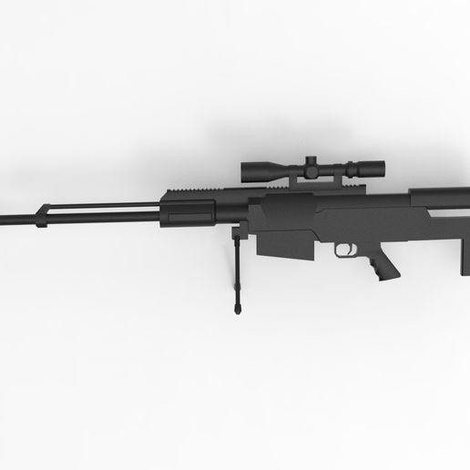 OBJ file Accuracy International AS50 🎲 ・Model to download and 3D print ...
