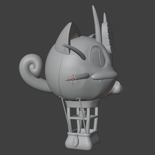 🐉 Pokemon Balloon Meowth・ STL File for 3D printing・Cults