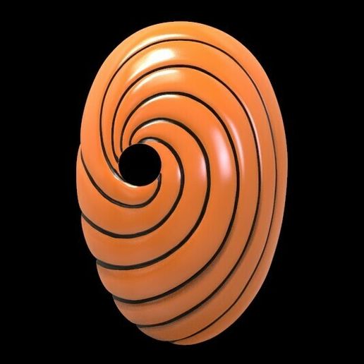 🎨 Naruto Tobi Mask・ STL File for ・Cults