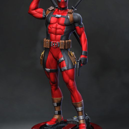 👾 DEADPOOL・ STL File for 3D printing・Cults