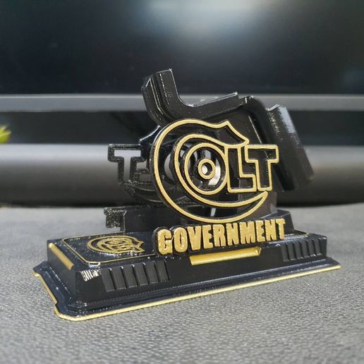 STL file Colt Government 1911 Stand V3 📱 ・3D printing design to ...