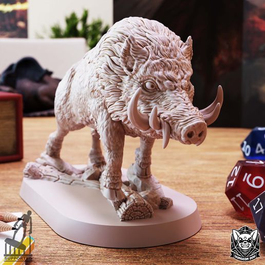 3D file Wild Boar 🐗 ・3D print model to download・Cults