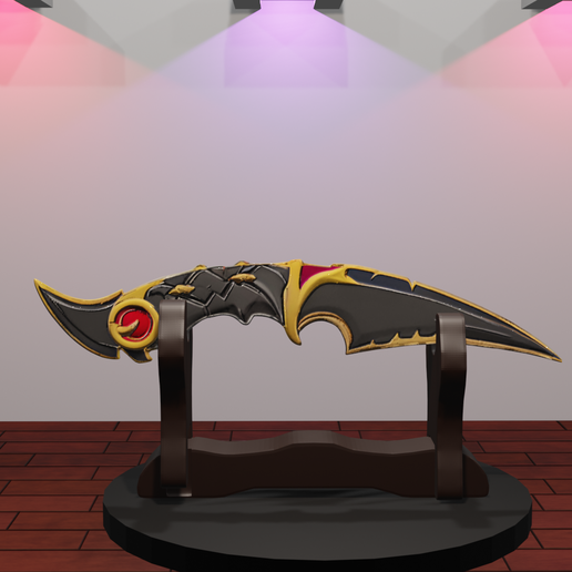 🗡️ Ruin Dagger Valorant Replica・ STL File for 3D printing・Cults