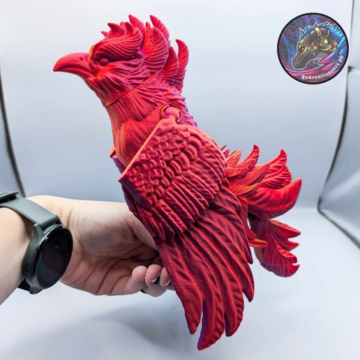 STL file Flexi Phoenix 🦅 (3MF)・3D print object to download・Cults