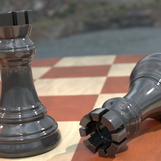 Free STL file Classic Chess Rook ♟️ ・3D printer model to download・Cults