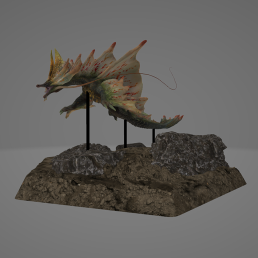 👹 MONSTER HUNTER AMATSU FIGURE・ STL File for 3D printing・Cults