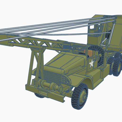 🚚 Brockway C666 with Quick-way truck shovel・ STL File for 3D printing・Cults