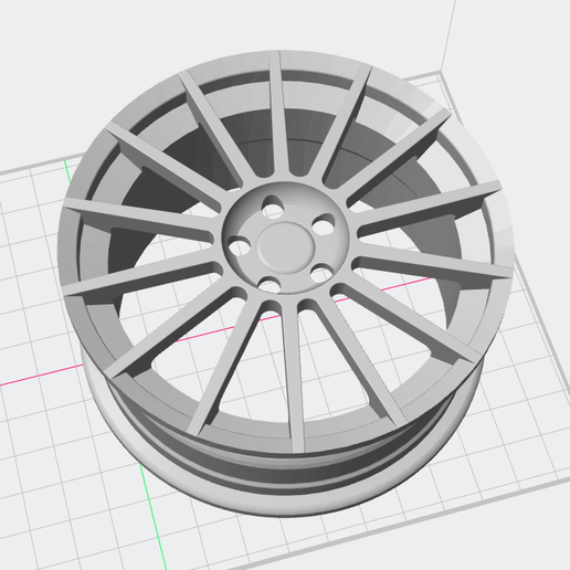 🚗 VOLKSWAGEN VW POLO R WRC RIMS 3D・ STL File for 3D printing・Cults