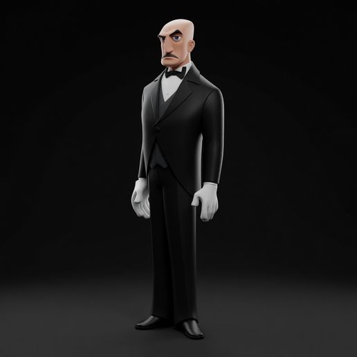 🃏 Alfred Pennyworth Batman Animated Series・ STL File for 3D printing・Cults