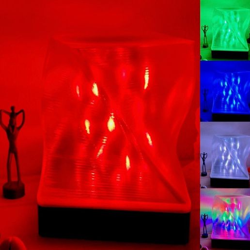 🔦 Printable LED Lamp・Free STL File for ・Cults