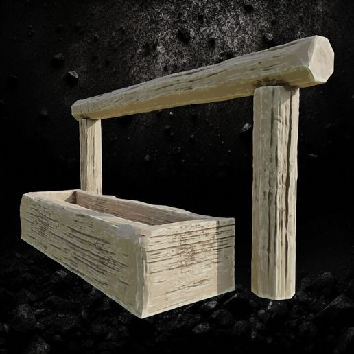 🐎 Horse Water Trough・ STL File for 3D printing・Cults