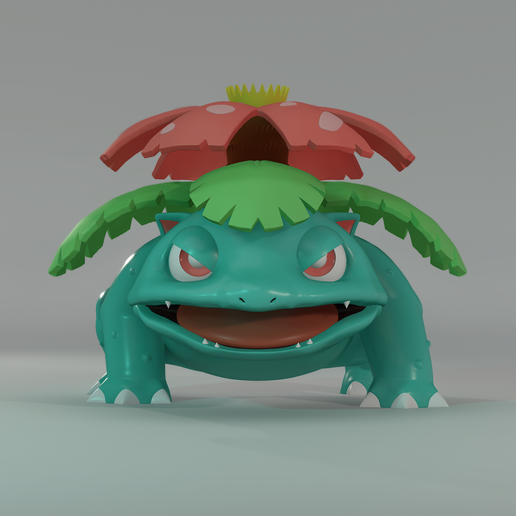 🐉 Venusaur・ STL File for 3D printing・Cults