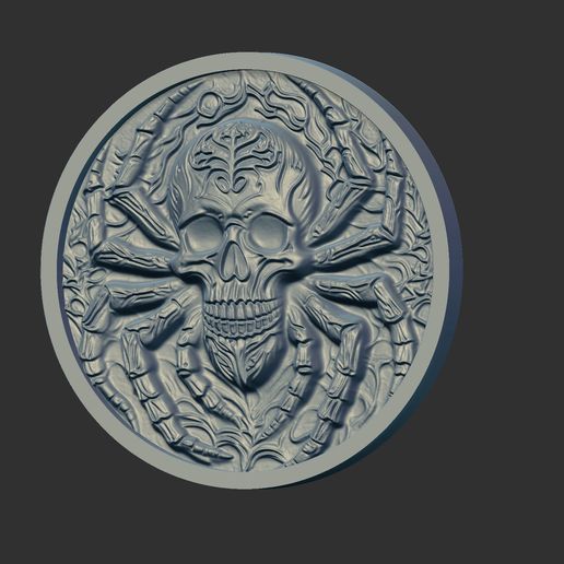 🕷️ spider skull cnc model・ STL File for 3D printing and CNC machining ...