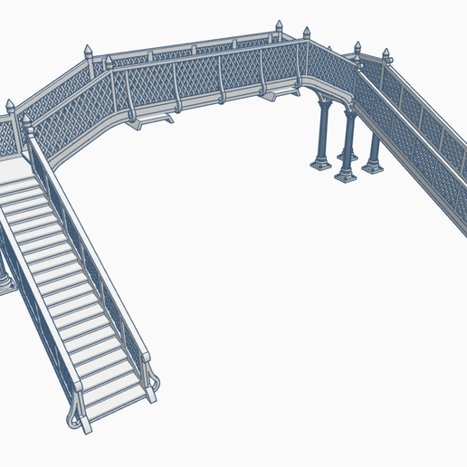🛤️ Lattice Railway Footbridge 01 - 00 Gauge / 1:76 Scale - Detailed ...