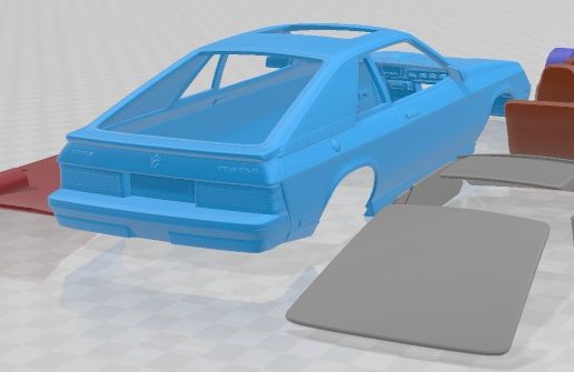 🚗 Dodge Charger L Body 1987 Printable Car・ 3D File for 3D printing・Cults