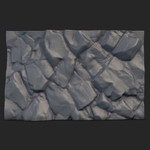 🪨 Rock Wall No.20・ STL File for 3D printing・Cults