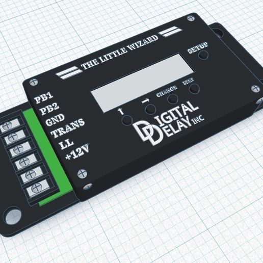 📦 1/24 scale Biondo Little Wizard delay box・ STL File for ・Cults