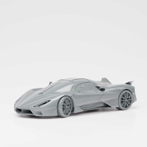 🚗 SSC Tuatara with Striker/Aggressor body kit 1/18 scale model kit・ STL ...