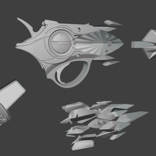 🔫 Carlotta Weapon - Wuthering Waves for 3D print・ 3D File for 3D ...