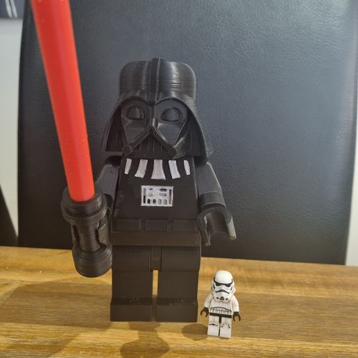 Darth Vader Giant Lego・3D Print with the Voxelab Aquilla x2 3D printer ...