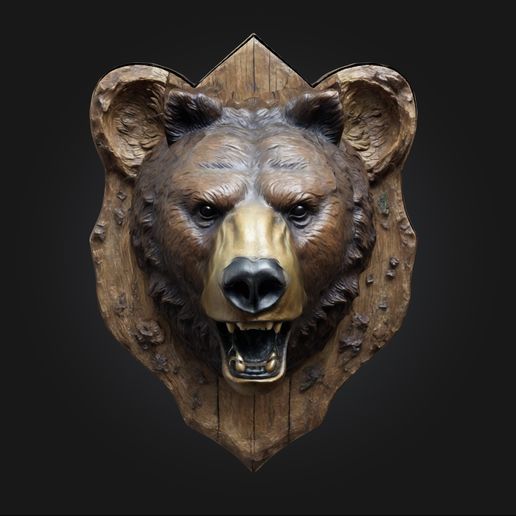 bear head design