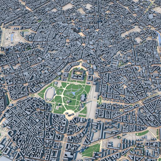 3D file Milan City Italy 🏙️ ・3D printable model to download・Cults