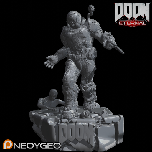 Archivo STL DOOM SLAYER ZOMBIE - DOOM ETERNAL 🧟 ・Modelo para descargar ...