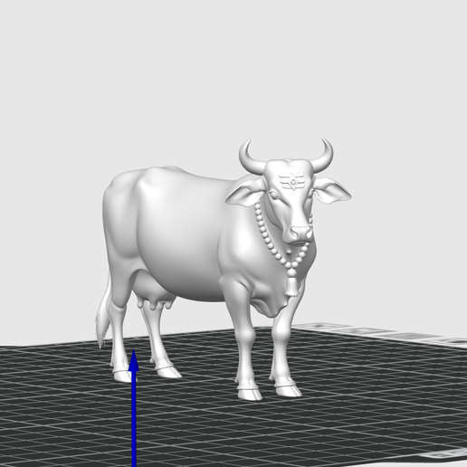 🛕 Hindu Divine Gomata , indian cow. sivan cow , lingam・ STL File for 3D ...