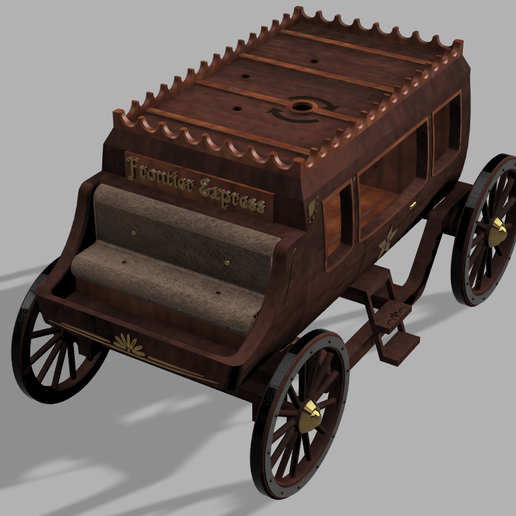 🎵 Frontier Express Music Carriage・ 3D File for 3D printing・Cults