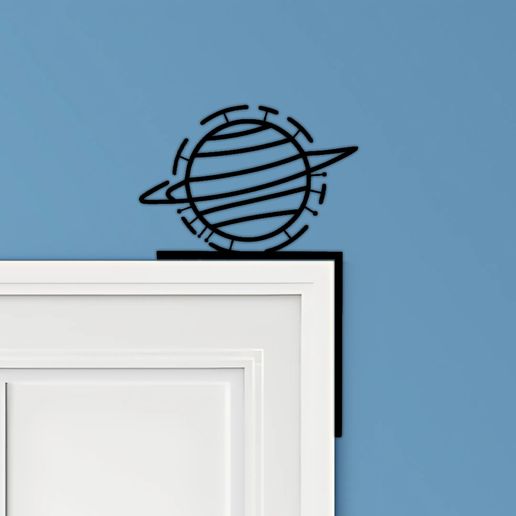 STL file Planet Door Corner Decor 🪐 (OBJ)・3D print design to download・Cults