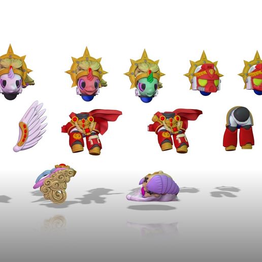 3D file My Little Marine Captain Kit 🔫 ・Model to download and 3D print ...