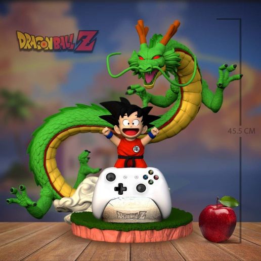 🕹️ GOKU WITH SHENLONG : JOYSTICK HOLDER : JOYSTICK HOLDER : SMARTPHONE ...