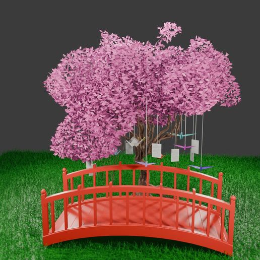 🍒 Cherry Tree Stage・ STL File for 3D printing・Cults