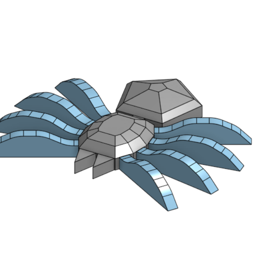 🧲 Tiny Magnetic Spider Pin・ STL File for 3D printing・Cults