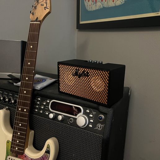 Free STL file Guitar amp-style bluetooth speaker 🎸 (3MF)・3D printing ...