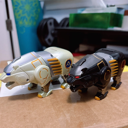 🐻 POWER RANGER ZORD BEAR (ZORD PANDA, POLAR, BLACK) (ZORD BEAR ...