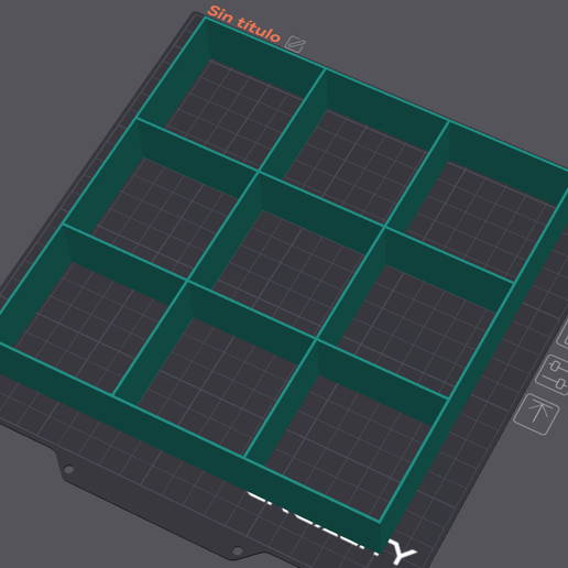 🟪 Cortante 3x3 60x60mm cuadrados・Archivo STL Gratis para Impresión 3D・Cults