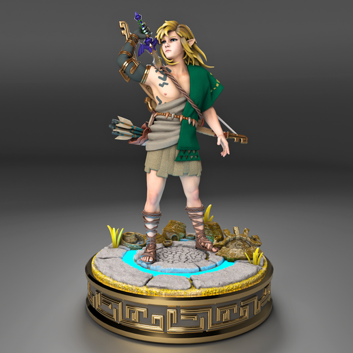 🔗 Link HD Statue - Zelda Tears of the Kingdom - TOTK・ STL File for ・Cults