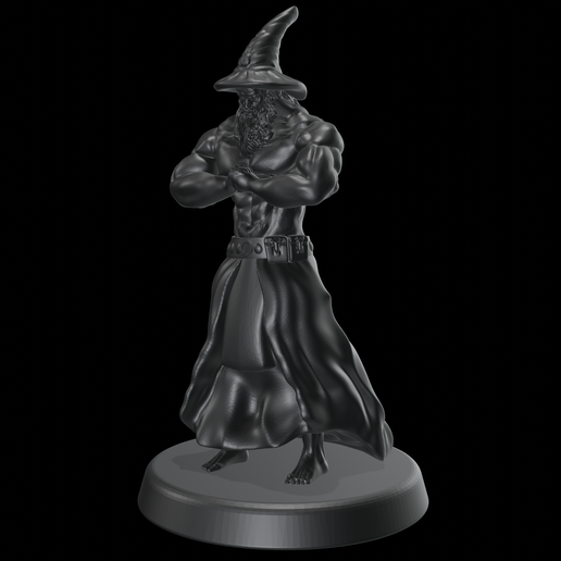 🎩 Muscle Wizard - V2 - DnD - By STF-CSC・ STL File for 3D printing・Cults
